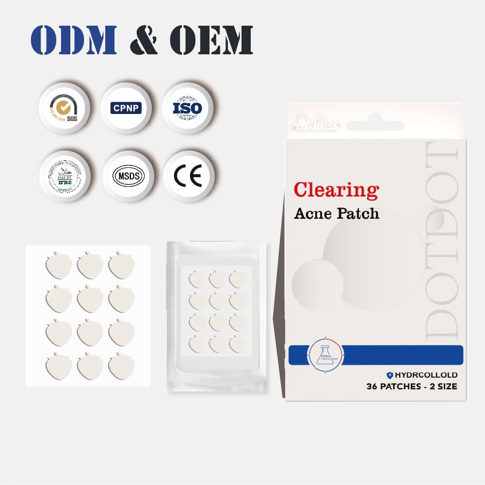 Cute Shape Hydrocolloid Acne Pimple Patches Design - acnepatchfactory.com
